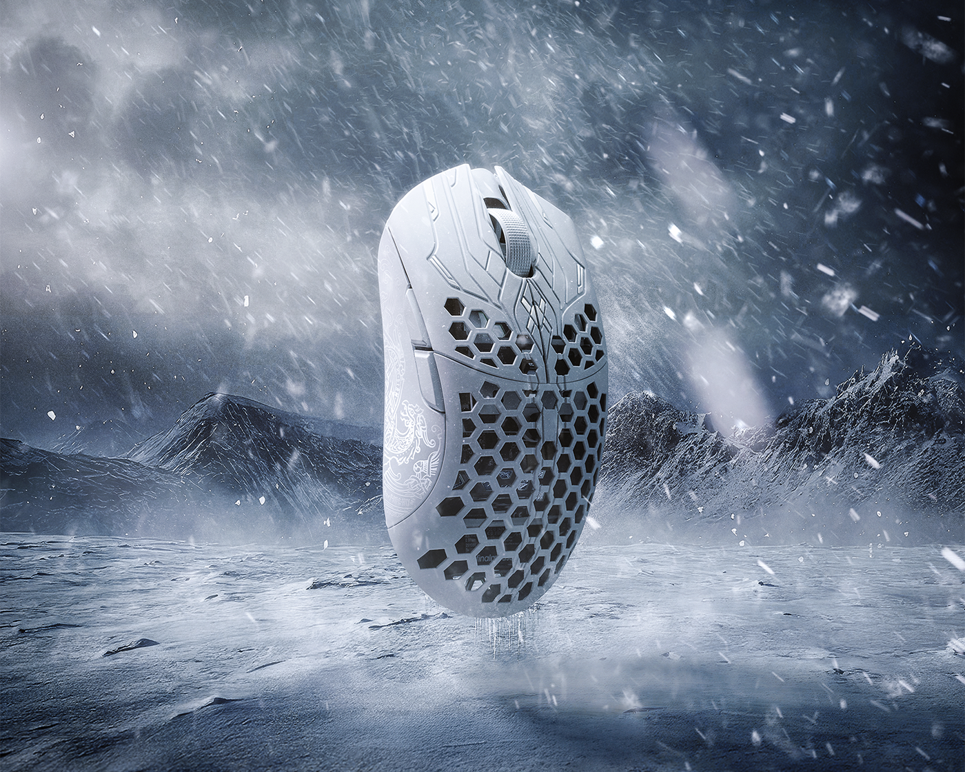 Finalmouse ULX Frostlord Karbon Fiber Wireless Mouse