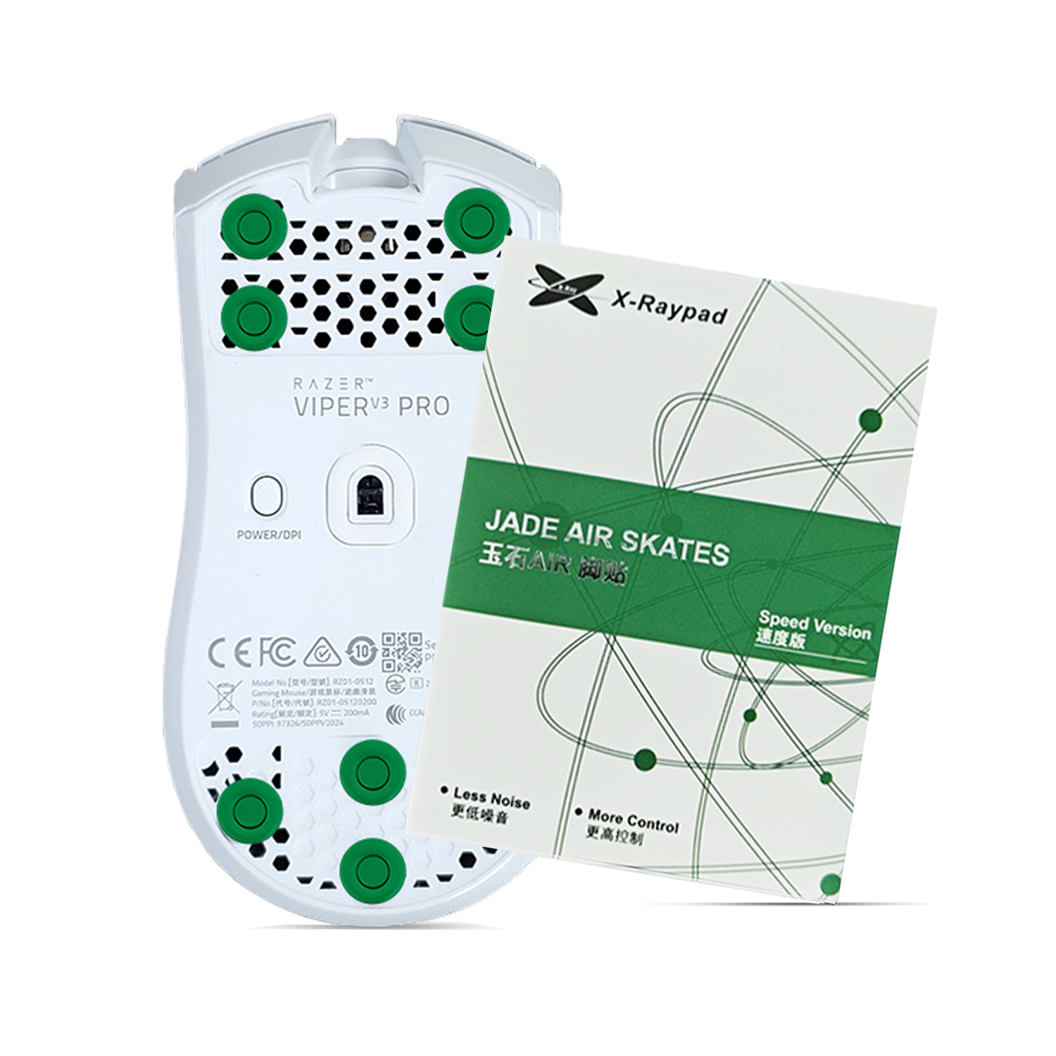 X-Raypad Jade AIR - Universal Donut Skates (Yeşil)